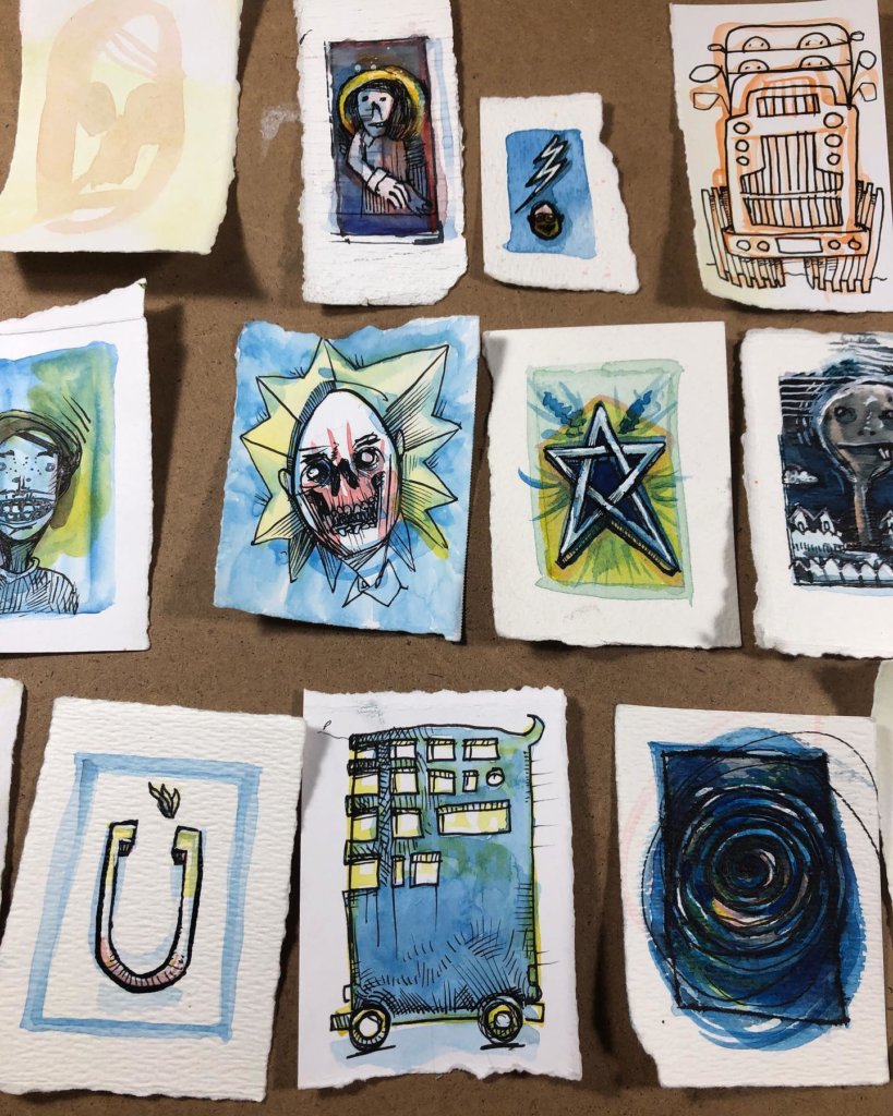 Tiny drawings for Patreon - Michael Herring